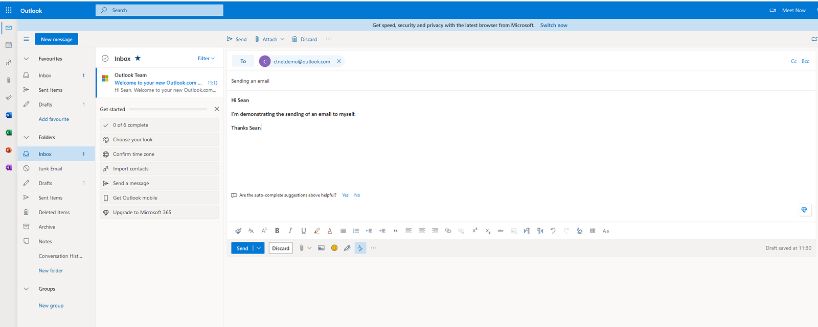 Beginners guide to setting up an account at outlook.com for sending and ...