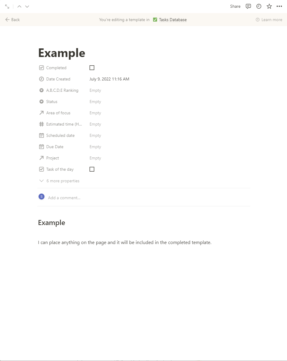 How to create a template in Notion?